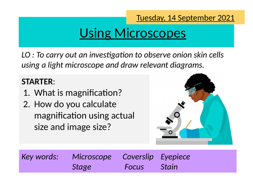 AQA Microscopy practical | Teaching Resources