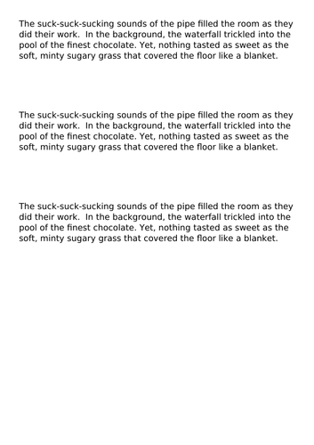 Charlie and the Chocolate Factory - Writing - Complete 6-week Unit ...