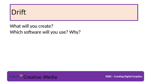 R082 Creating Digital Graphics | Teaching Resources