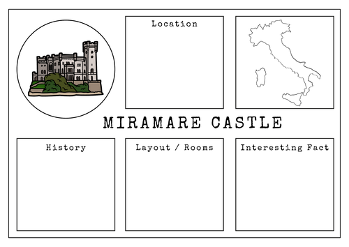 Castles of the World Fact Files & Colouring Pages | Teaching Resources