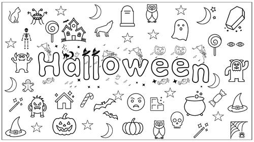 4 Halloween Colouring Sheets | Teaching Resources