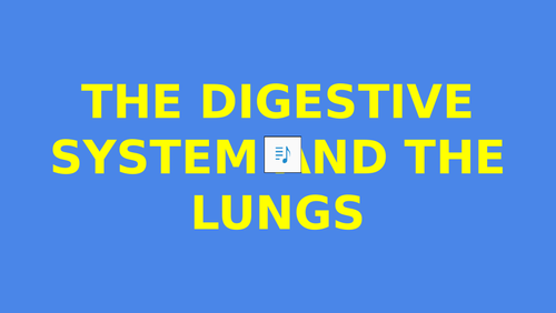 AQA GCSE BIOLOGY - DIGESTIVE SYSTEM THE LUNGS - PAPER 1 | Teaching ...