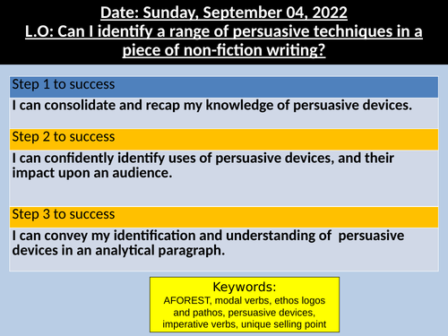 Persuasive Writing: Creating a Travel Brochure | Teaching Resources