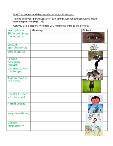 Goodnight Mr Tom Y6 Reading Comprehensions (Chapter 1-2) | Teaching ...