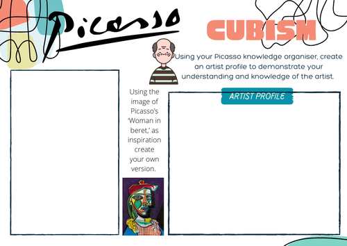 Picasso Worksheet | Teaching Resources
