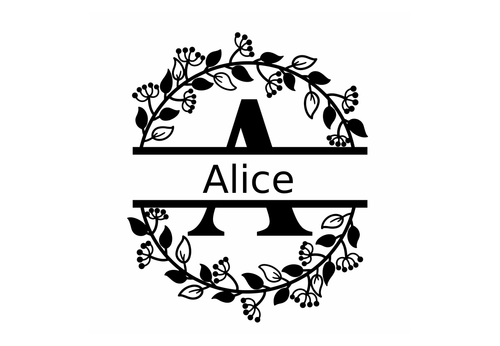 Floral Leaf Wreath - Editable Classroom Name Tags – Coat Peg Labels ...