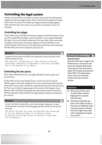 Nazi Legal System Religion | Teaching Resources