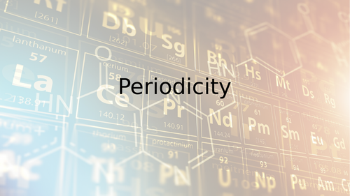 IBDP Chemistry Unit 3 Perodicity | Teaching Resources