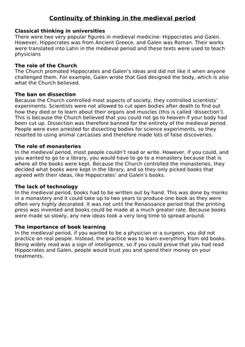 Medicine in medieval England | Teaching Resources