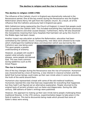 Medical Renaissance England The In | Teaching Resources