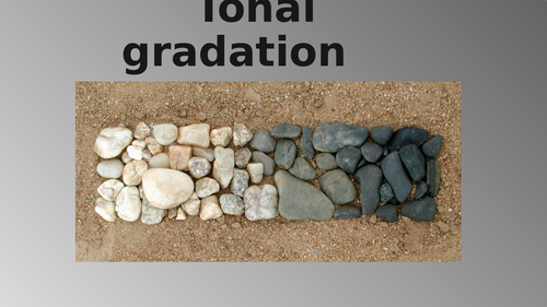 Tonal gradation -KS3 Art lesson | Teaching Resources