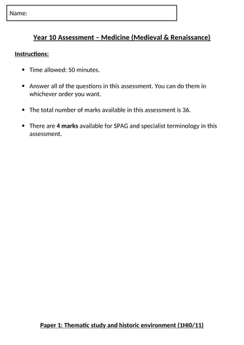 The Medical Renaissance in England | Teaching Resources