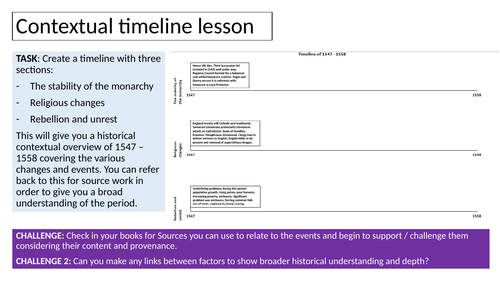 OCR A Level Tudors - Mid Tudor Crisis: Edward VI | Teaching Resources