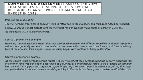 OCR A Level Tudors - Mid Tudor Crisis: Mary I | Teaching Resources