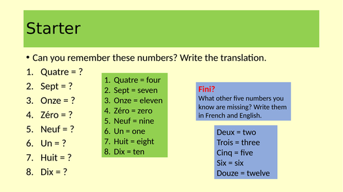 French primary lessons (Y3/ Y4). 17 lessons, including SoW | Teaching ...