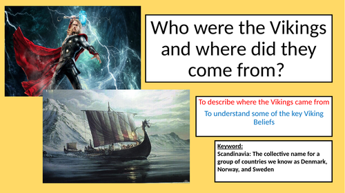 Vikings Unit KS3 Booklet and Powerpoints | Teaching Resources
