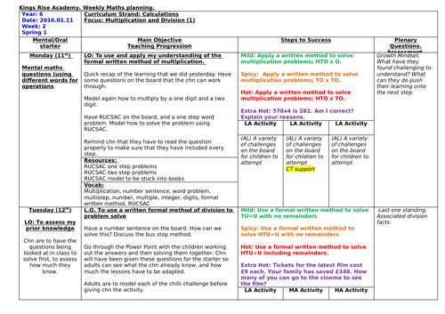 Year's Planning Year 6 Literacy and Maths Excellent Academy | Teaching ...