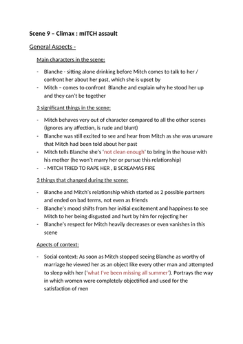 OCR A LEVEL ENGLISH LANGUAGE AND LITERATURE: STREETCAR NAMED DESIRE ...