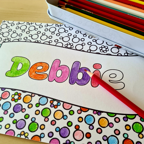 Elsa Support Mindful colouring Names | Teaching Resources