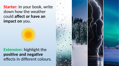Geography KS3 Weather and Climate of the UK. Full SoW - 9 lessons ...