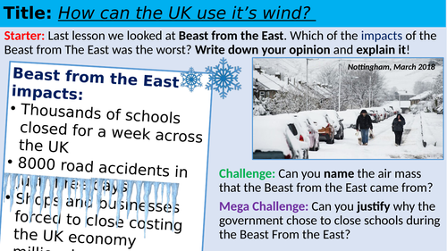 Geography KS3 Weather and Climate of the UK. Full SoW - 9 lessons ...