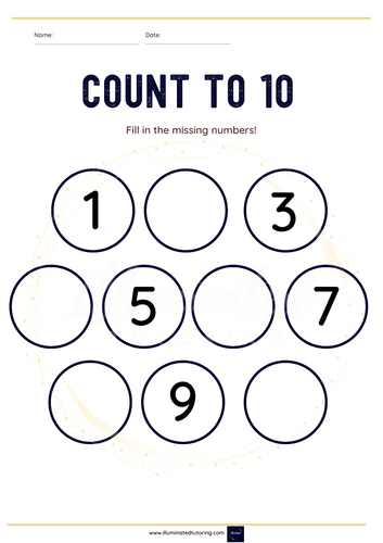 Counting and Colour Objects Within 10 | Teaching Resources