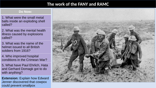 Western Front Medicine | Teaching Resources