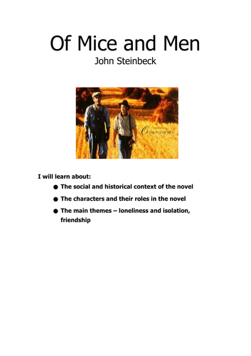 Of Mice and Men | Teaching Resources
