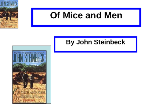 Of Mice and Men | Teaching Resources