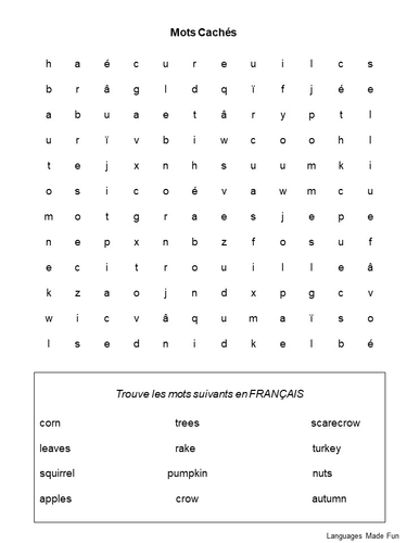 L'automne - French Fall Activities | Teaching Resources