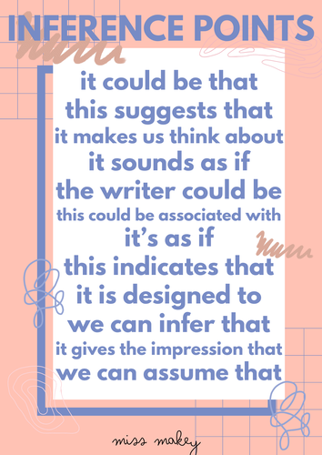 English Language Help Sheets | Teaching Resources