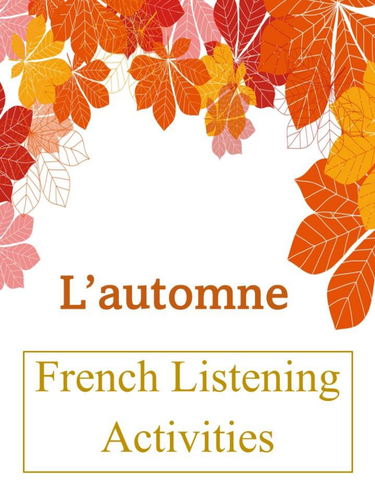 L'automne - French Listening Activities | Teaching Resources