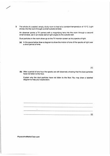 IGCSE Physics (Thermal Physics) | Teaching Resources