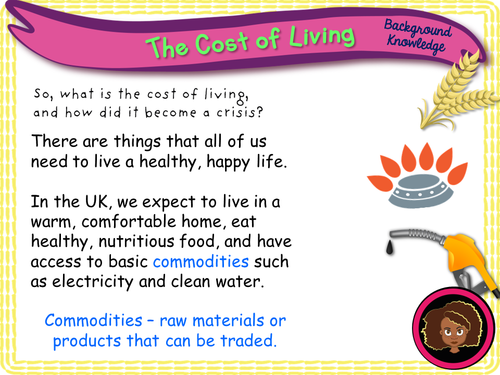 Money and the Cost of Living | Teaching Resources