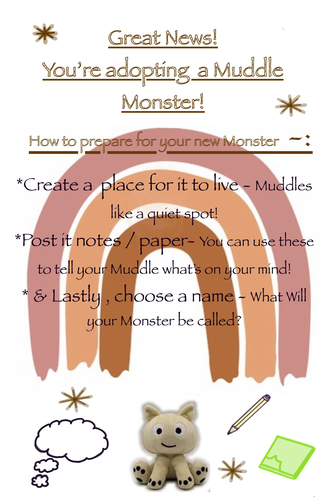 You’re adopting a Muddle Monster! | Teaching Resources