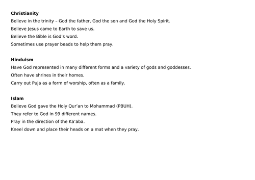 Why do people pray? Unit of work for year 3 and 4 | Teaching Resources