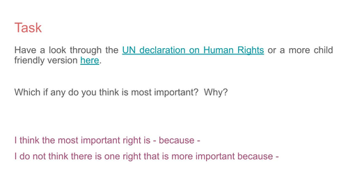 Human Rights Form Time Tutorial | Teaching Resources