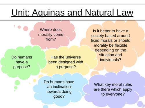 Aquinas and Natural Law - WHOLE UNIT! (A-Level RS OCR) | Teaching Resources