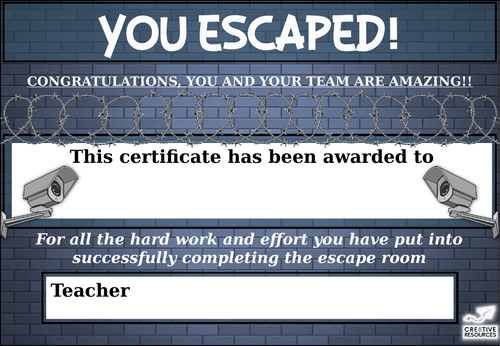 Computer Science Escape Room | Teaching Resources