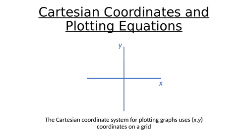 BTec Engineering - Cartesian coordinates and graphs (PowerPoint ...