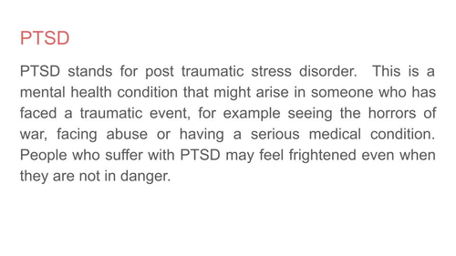 Mental Health Lesson PSHE | Teaching Resources