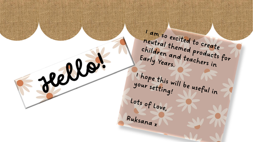 How Many Children Can Play Here HESSIAN DISPLAY POSTERS | Teaching ...