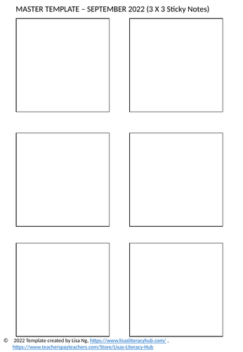 Editable Post-it /sticky notes bundle | Teaching Resources