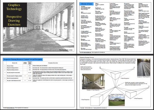 Technical Drawing and Graphics - Set 4 - "Perspective Drawing ...