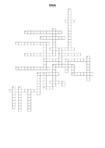 Combined Biology Revision Crosswords Edexcel | Teaching Resources