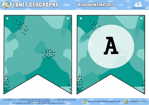 Classroom Bunting - Green Theme | Teaching Resources