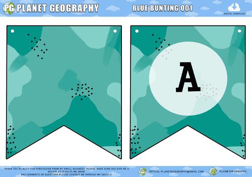 Classroom Bunting - Green Theme | Teaching Resources