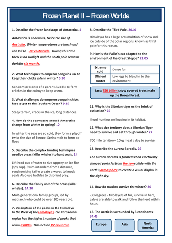 Frozen Planet 2 | Teaching Resources