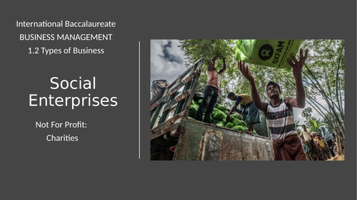 Business Management IB 1.2 Types of Organisations - Not-For-Profits ...