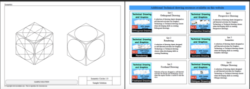 Technical Drawing and Graphics - Set 5 "Isometric Drawing" | Teaching ...